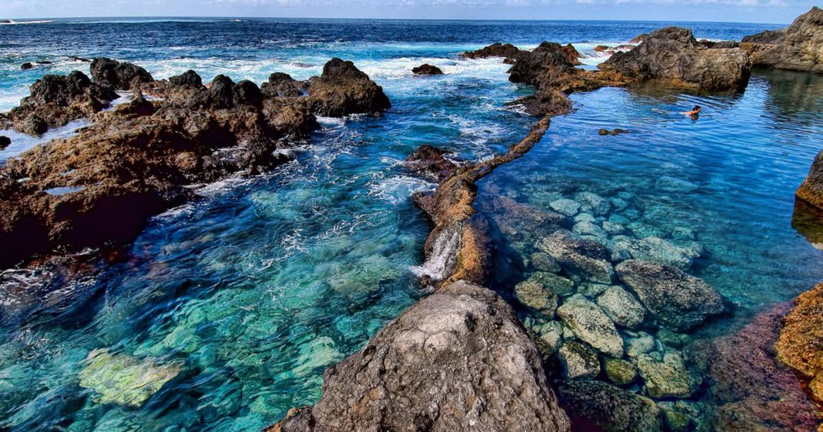 Best time for Natural Rock Pools in Canary Islands 2019 & Map