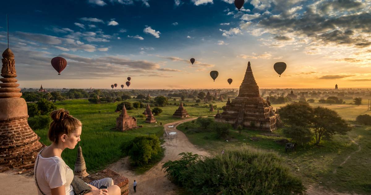Best time for Air Ballooning over Bagan in Myanmar 2019 & Map