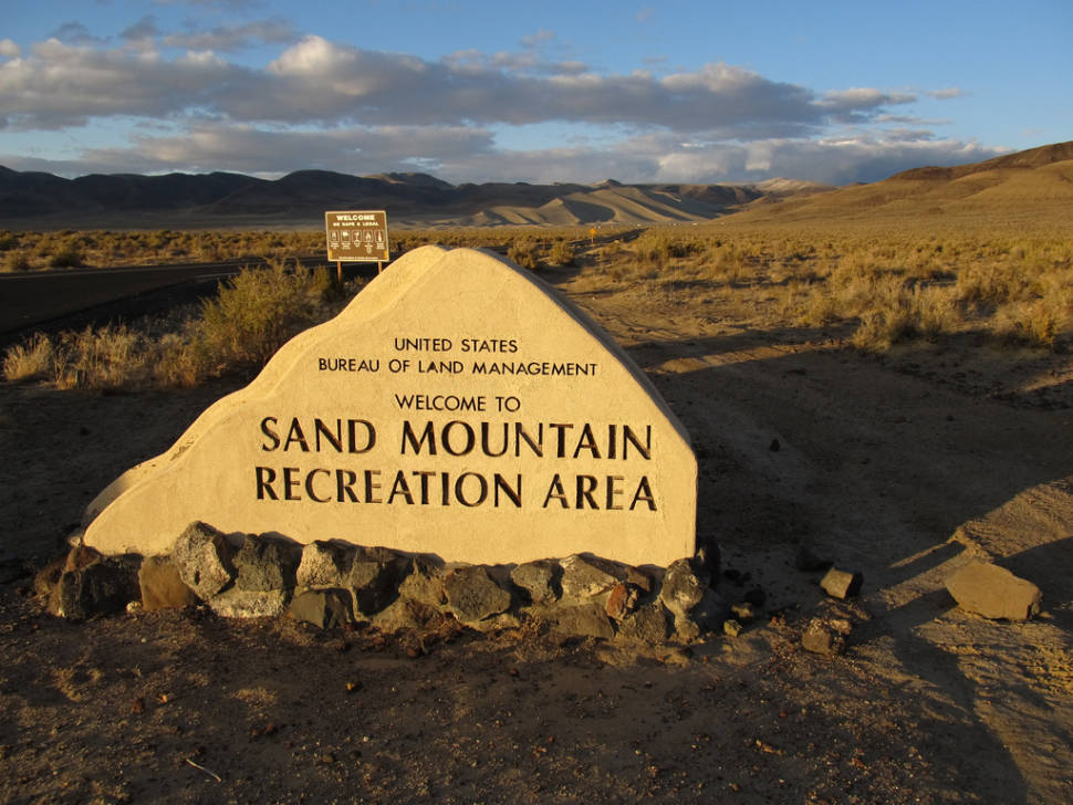 Best time for Sand Mountain in Nevada 2019 - Best Season & Map